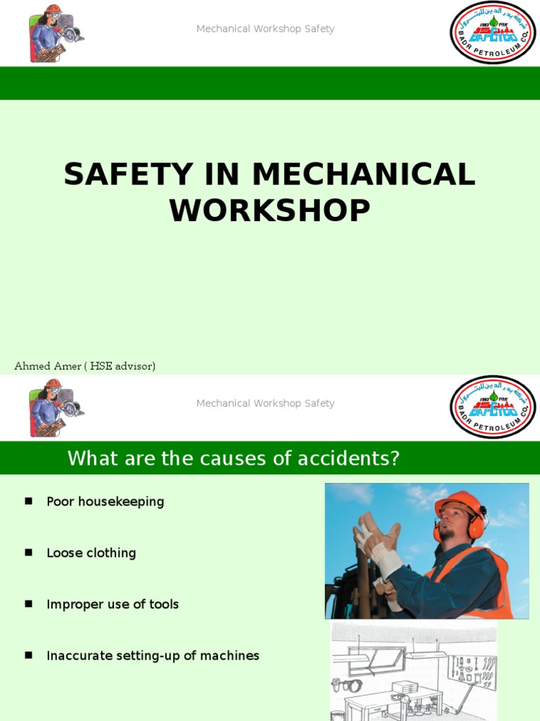 Mechanical Workshop Safety | PDF | Grinding (Abrasive Cutting) | Drill