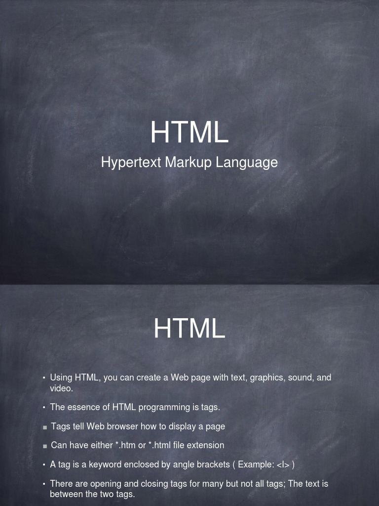 An Introduction to HTML: Key Tags, Structure, and Basic Page Layout ...