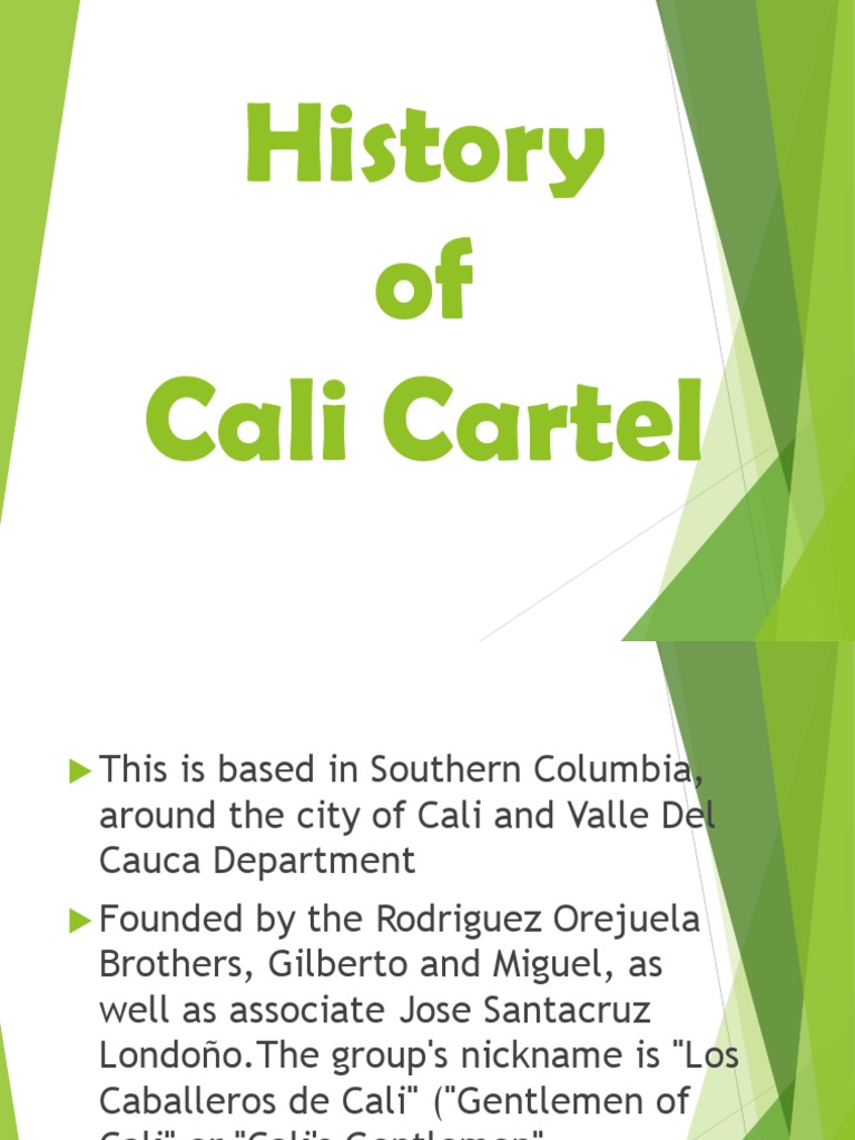 Group 2 (Cali Cartel) | PDF | Illegal Drug Trade | Organized Crime