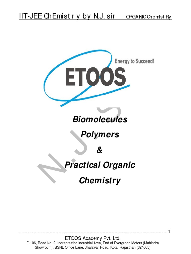 Biomolecule, Polymer - POC SHEET PDF | PDF | Carbohydrates | Hydrolysis