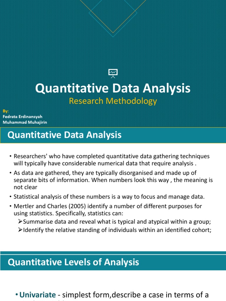 Quantitative Data Analysis | PDF