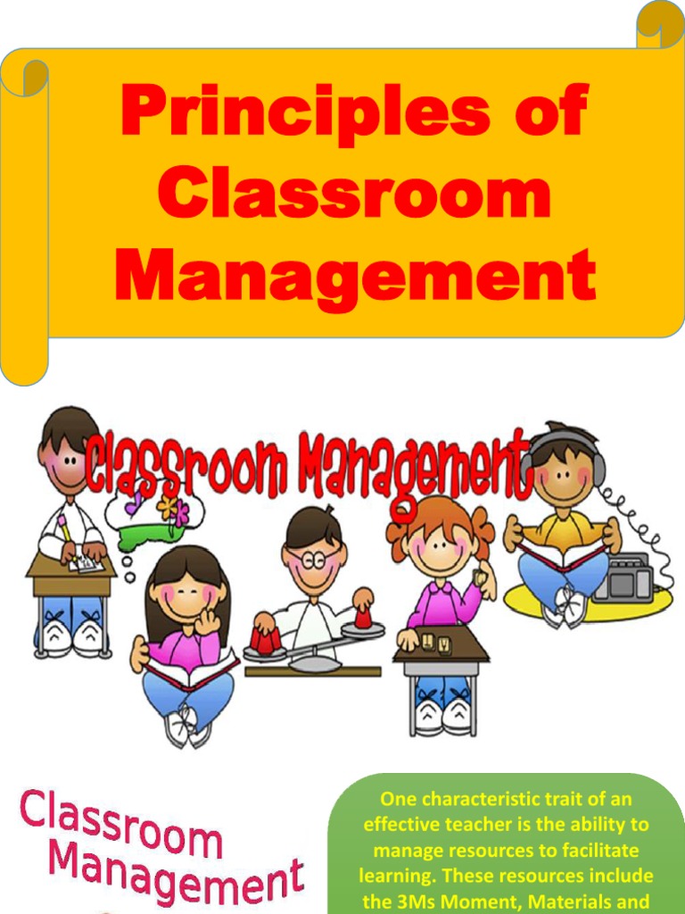 Principles of Classroom Management | PDF | Classroom Management | Classroom