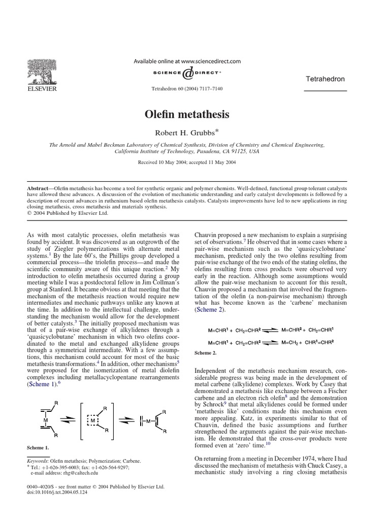 Olefin 2 PDF | PDF | Alkene | Inorganic Chemistry