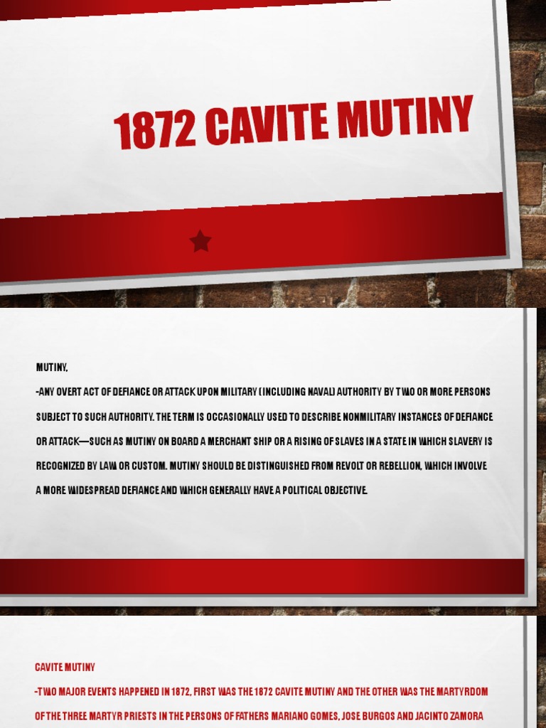 1872 Cavite Mutiny | Philippines | Spanish Colonization Of The Americas