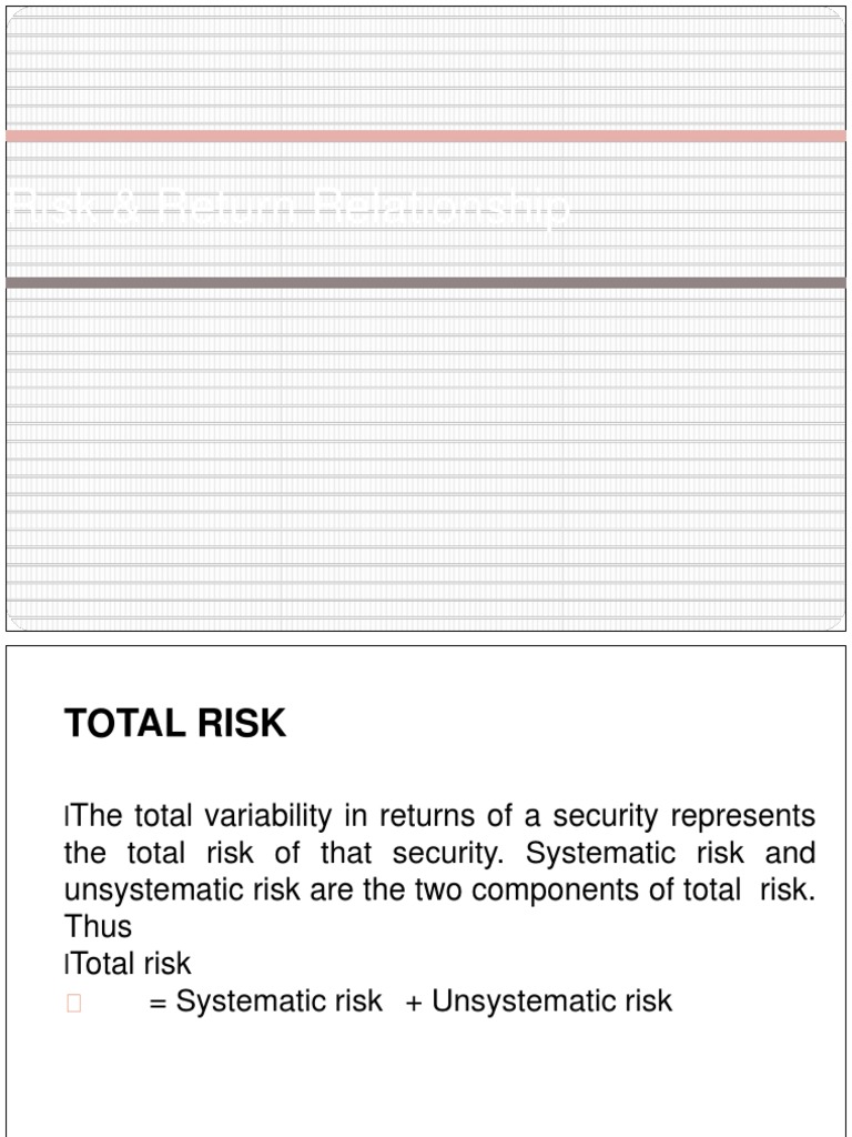 Risk and Return Analysis PPT 2 | PDF | Diversification (Finance) | Standard Deviation