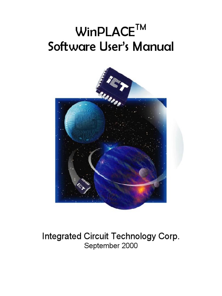 Winplace Software User's Manual: Integrated Circuit Technology Corp | Download Free PDF | Menu ...