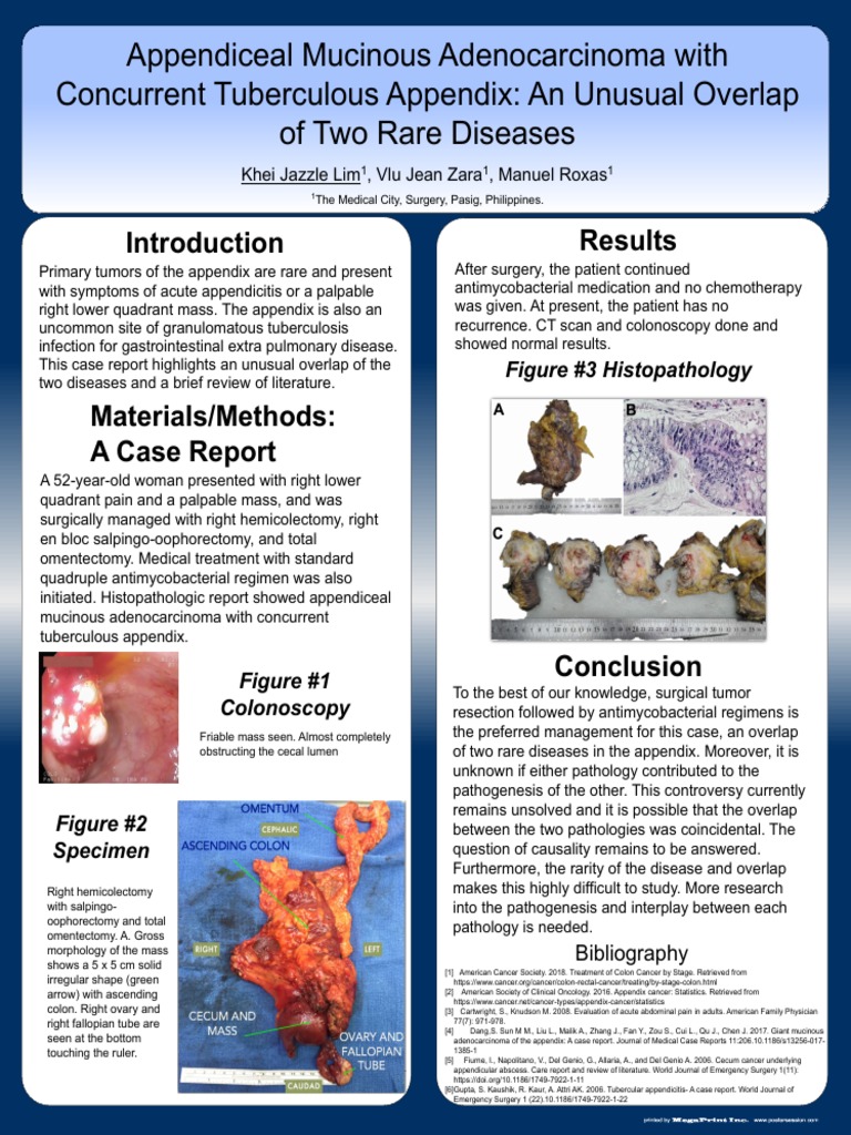 Appendiceal Mucinous Adenocarcinoma with Concurrent Tuberculous ...