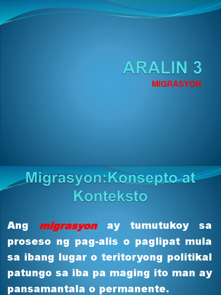 Aralin 3 | PDF