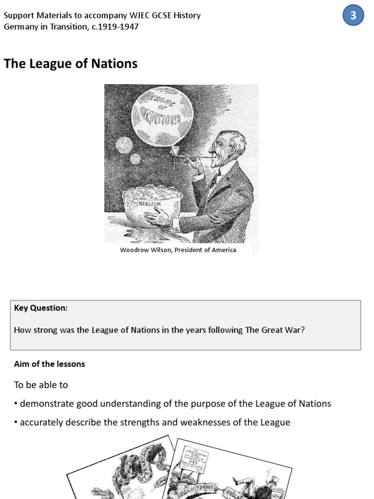 3 The League of Nations | PDF | League Of Nations | Global Politics