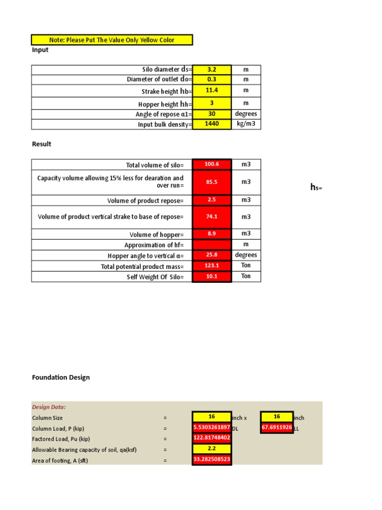 Silo Design | PDF | Solid Mechanics | Applied And Interdisciplinary Physics