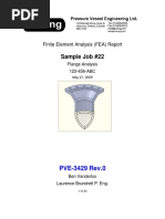 Sample FEA Report | PDF | Stress (Mechanics) | Stress–Strain Analysis