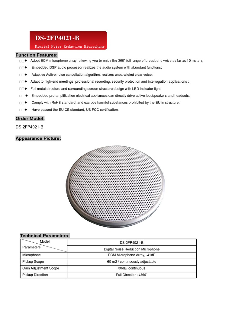 Microphone | PDF | Microphone | Headphones