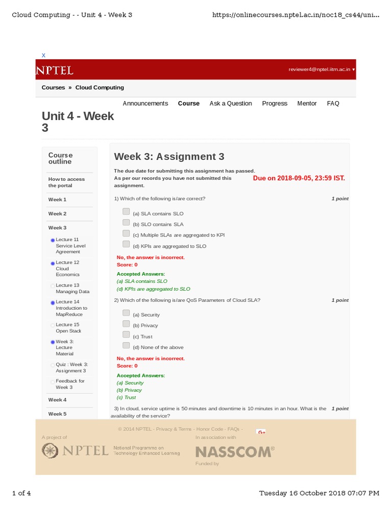 Assignment-4 CLOUD NPTEL | PDF | Open Stack | Parallel Computing