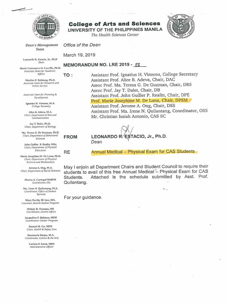 Annual Medical Physical Exam PDF | PDF