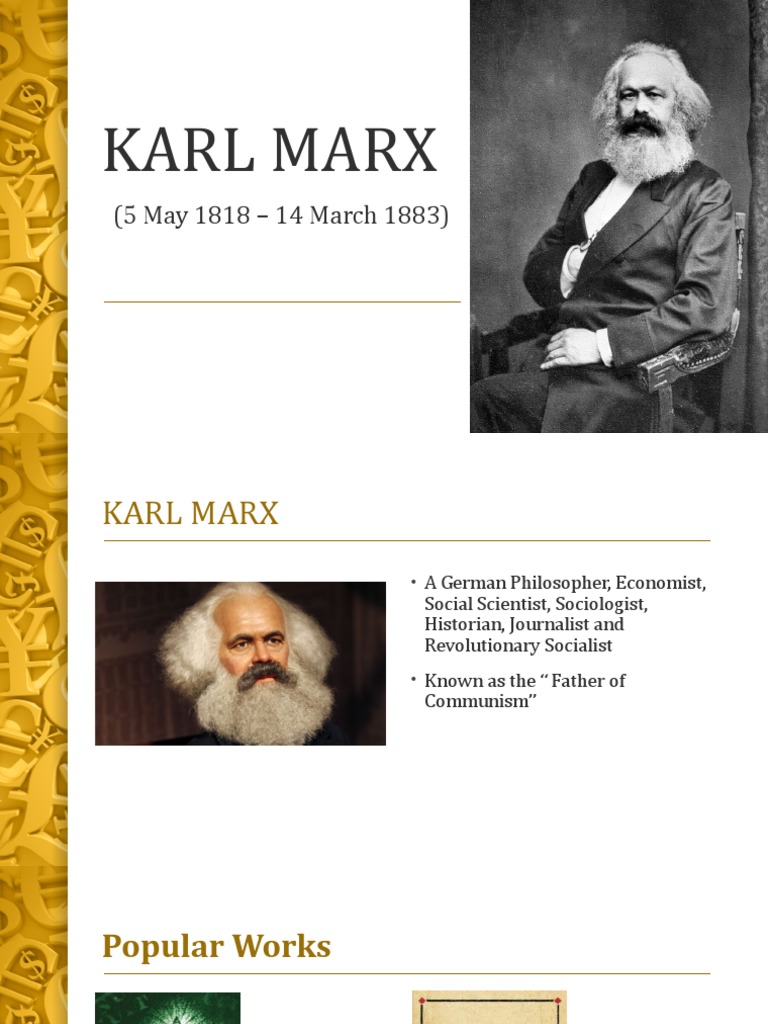 Karl Marx Presentation | Download Free PDF | Marx's Theory Of ...