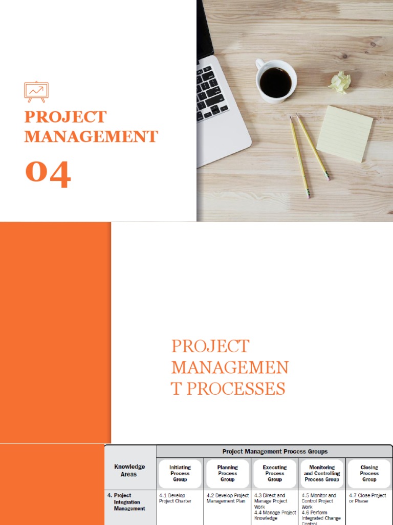 An Overview of the Project Management Process Groups with a Focus on ...