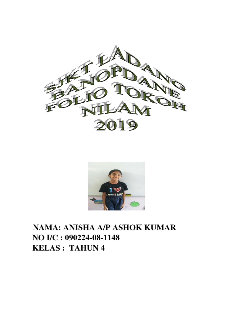 Folio Tokoh Nilam ANISHA | PDF