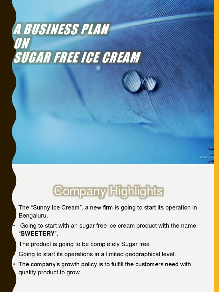 Free Sugar Ice Cream Marketing Plan | PDF | Revenue | Expense