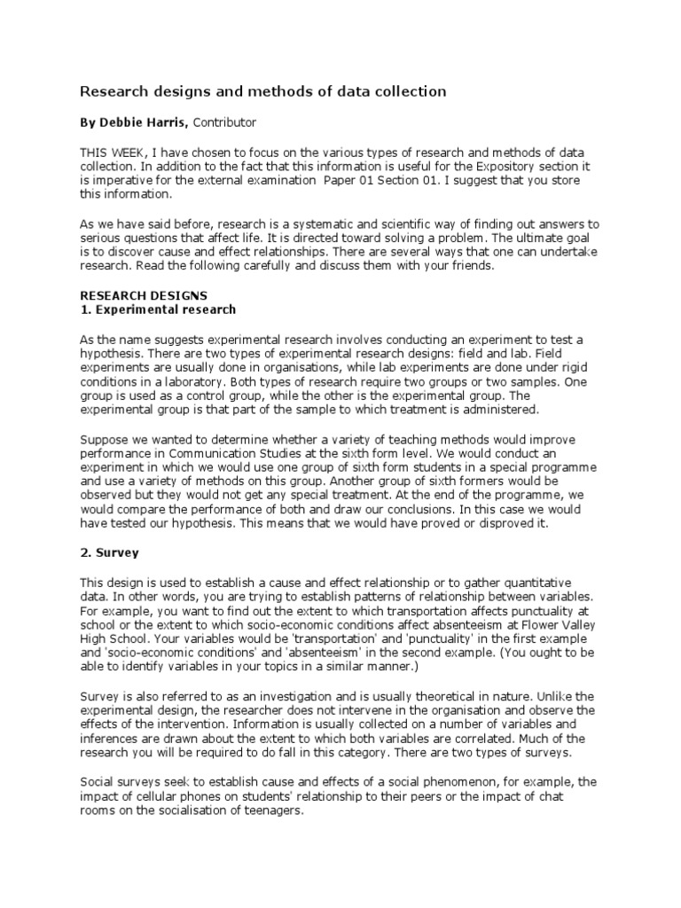 Research Methods for Students | PDF | Experiment | Sampling (Statistics)