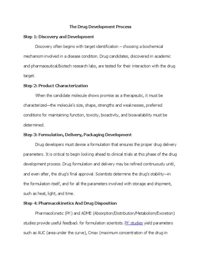 Pharmacology - The Drug Development Process | PDF | Drug Development | Pharmacokinetics