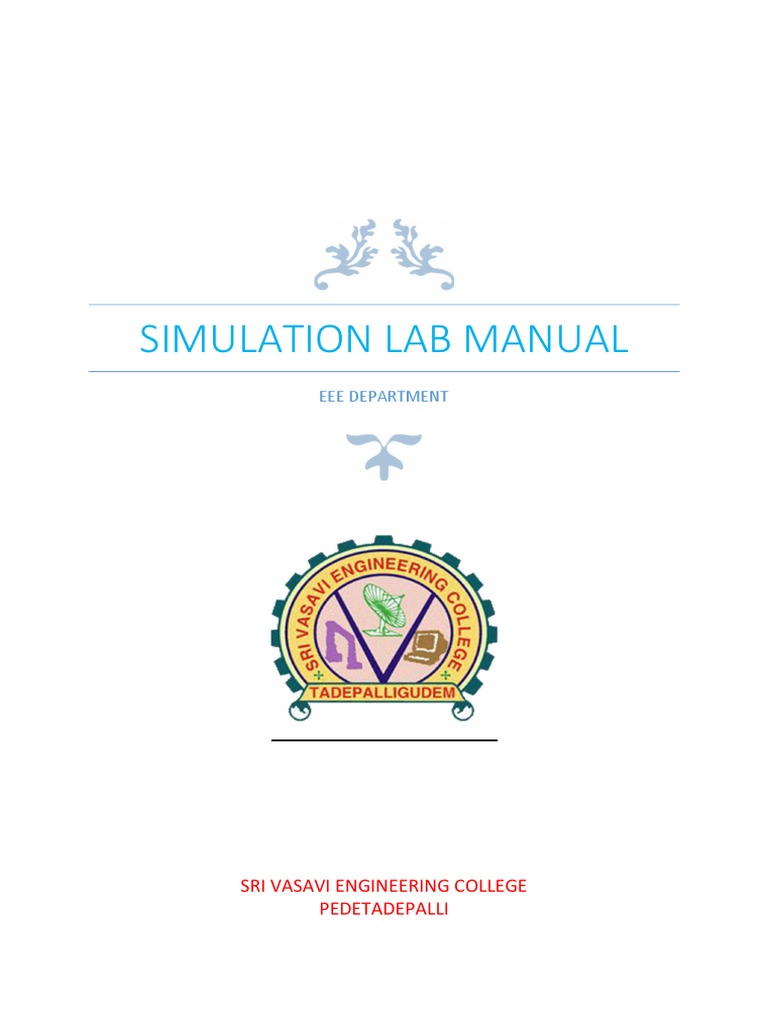 Simulation Manual | PDF | Matlab | Alternating Current