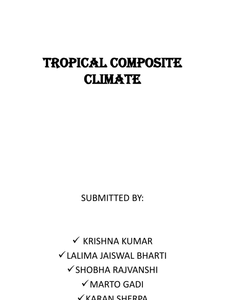 Composite Climate | PDF | Climate | Humidity