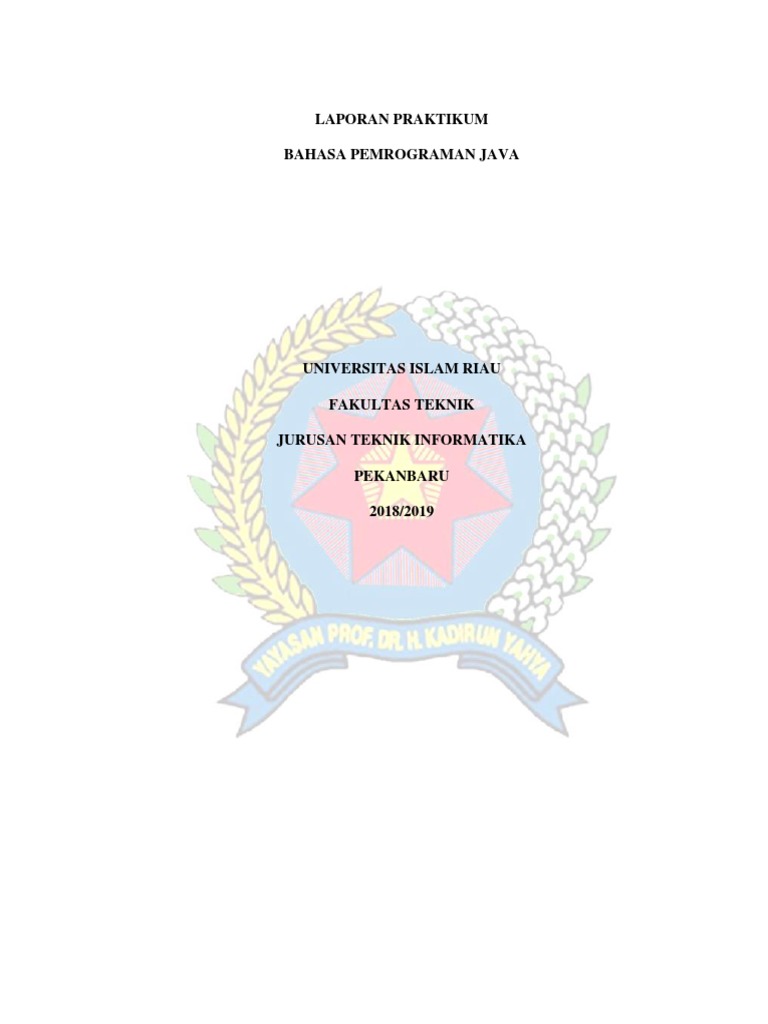 Laporan Praktikum Java | PDF | Komputer