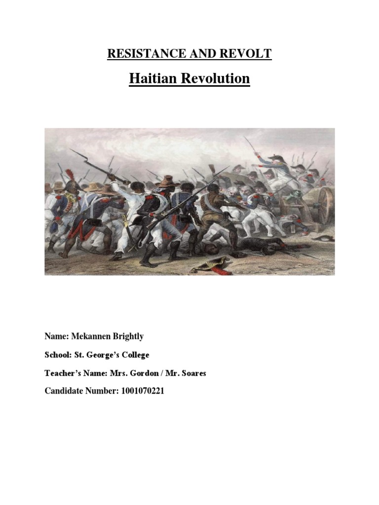 Haitian Revolution: Resistance and Revolt | PDF | Haiti | French Revolution
