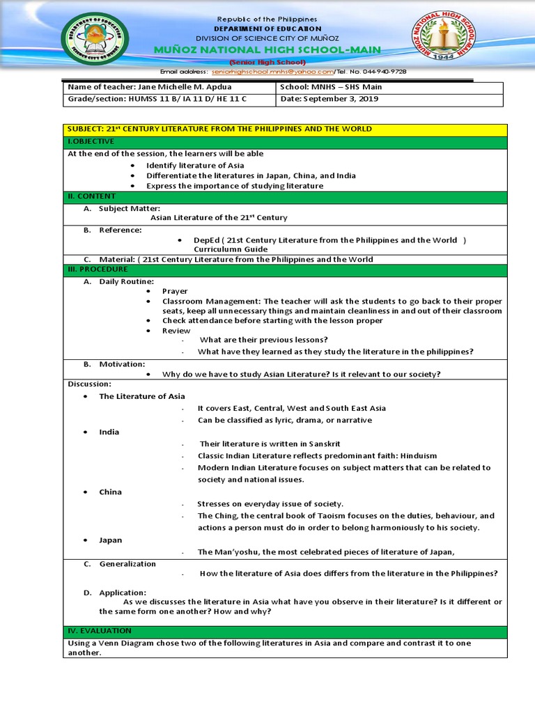 DLP Diss | PDF | Curriculum | Classroom Management