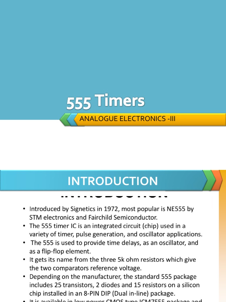 555 Timer | PDF | Computers