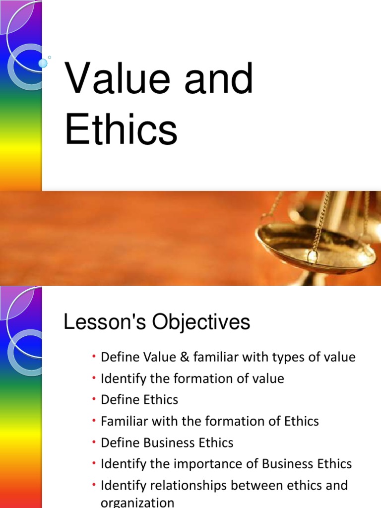 Value and Ethics | Download Free PDF | Value (Ethics) | Morality