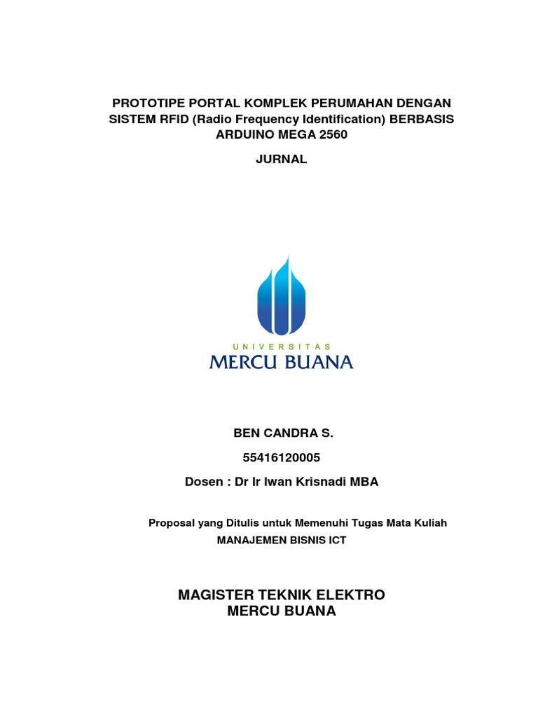 Prototipe Portal Komplek Perumahan Denga | PDF Prototipe Portal Komplek Perumahan Denga | PDF