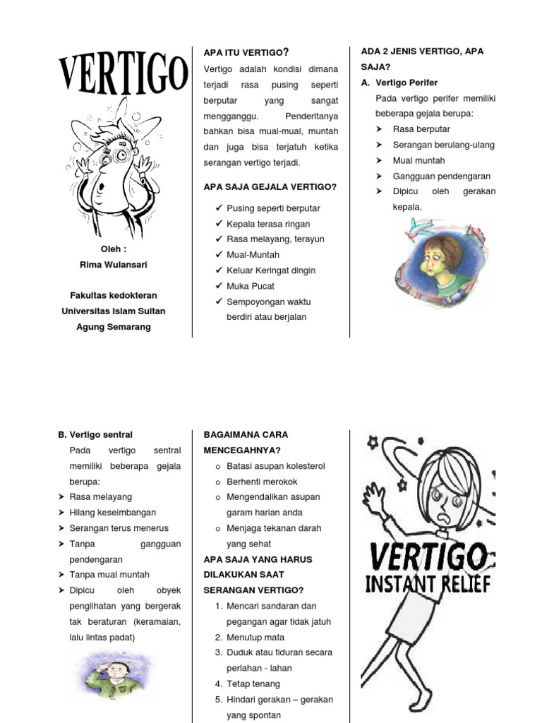 Leaflet Vertigo | PDF