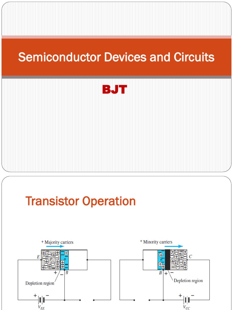 Semiconductor Devices and Circuits | PDF | Bipolar Junction Transistor ...