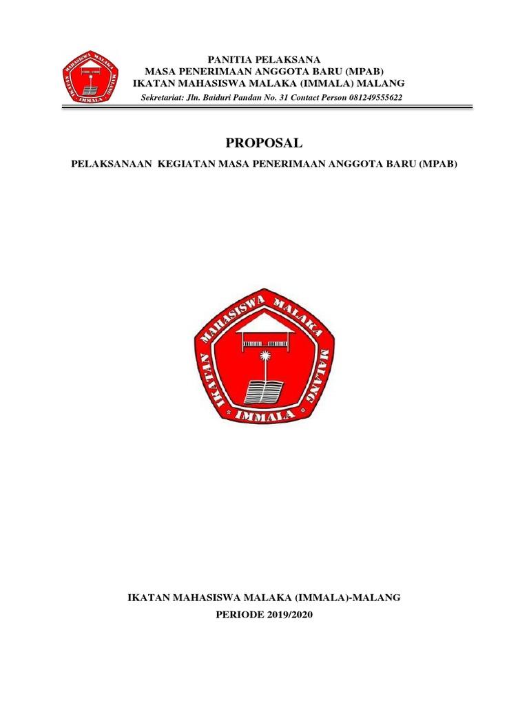 Proposal Mpab 2109 | PDF