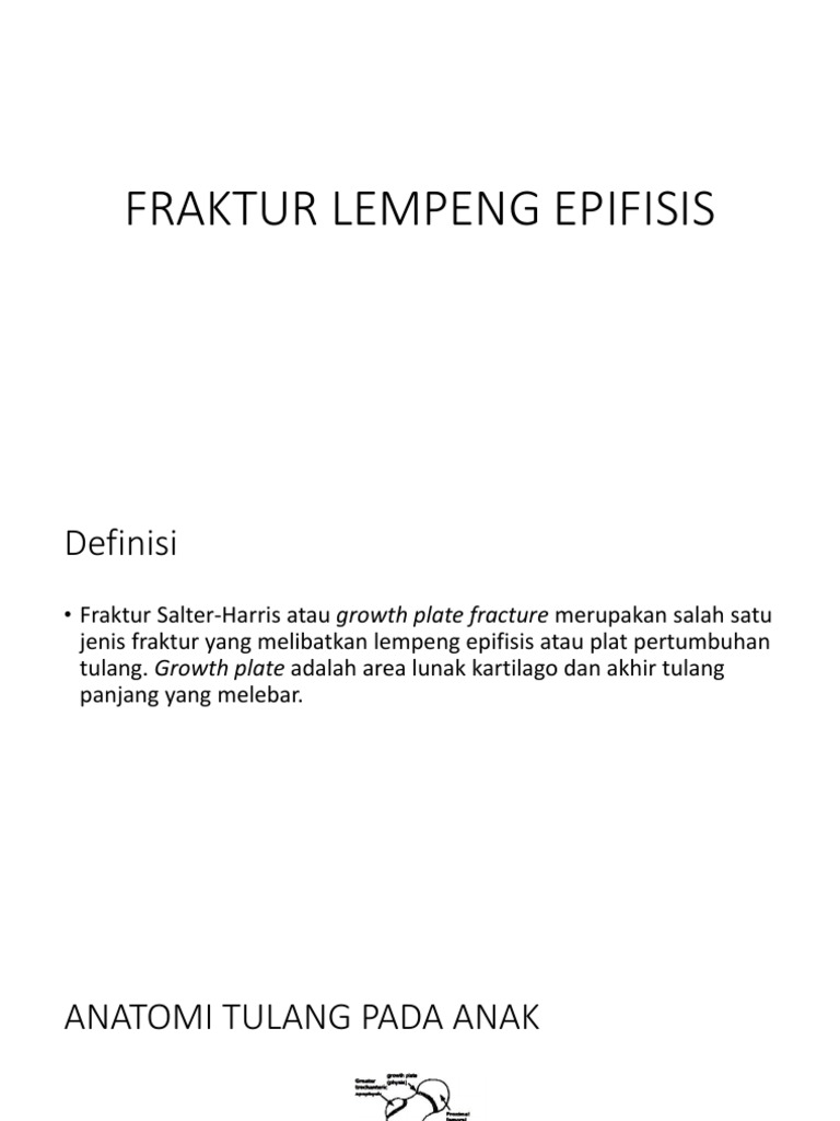 Fraktur Lempeng Epifisis | PDF