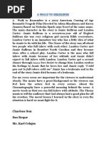 A Walk To Remember by Nicholas Sparks | PDF