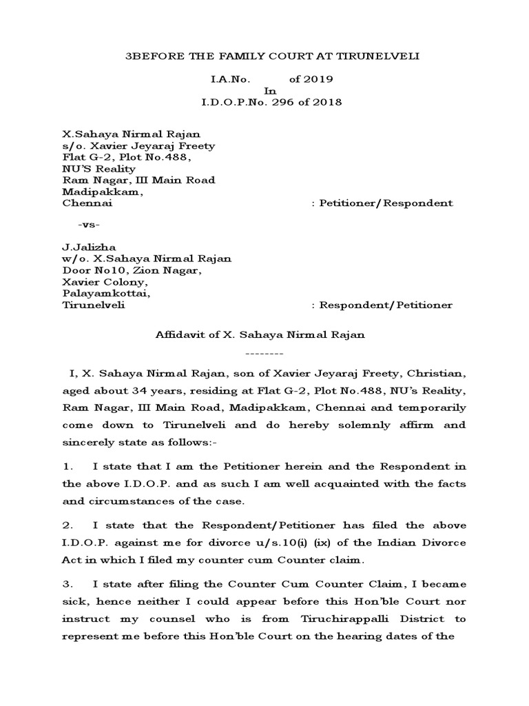 Model Counter in Hmop Case | PDF | Lawsuit | Virtue