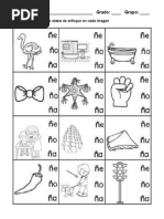 Actividad Con La Letra Ñ | PDF | Artes del Lenguaje y Comunicación ...