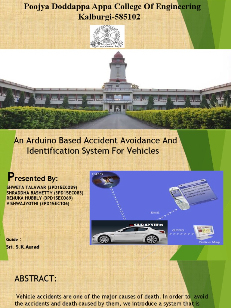 2 An Arduino Based Accident Avoidance And Identification System 2 Pdf Accelerometer Arduino 
