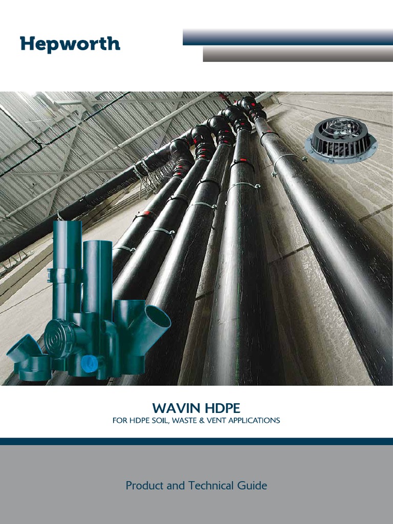 WAVIN HDPE BOOKLET - Lowres Proof PDF | PDF | Pipe (Fluid Conveyance ...