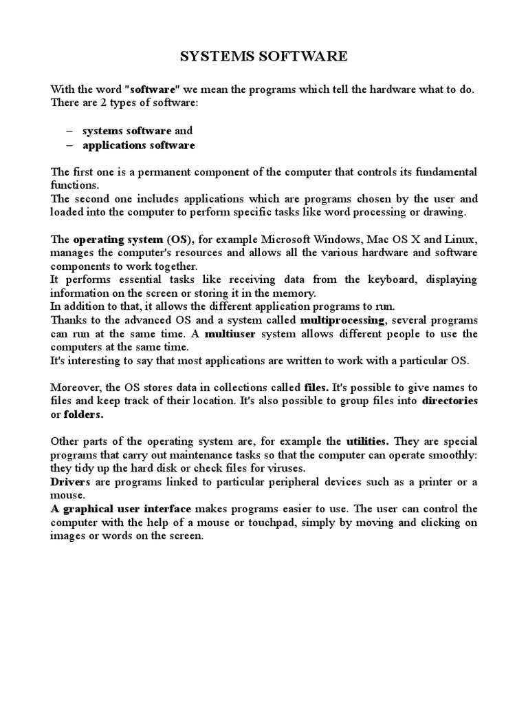 Systems Software | PDF