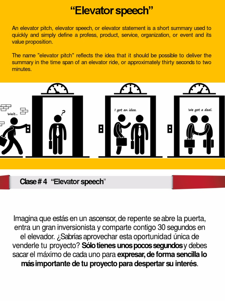 Elevator Speech | PDF | Verdad