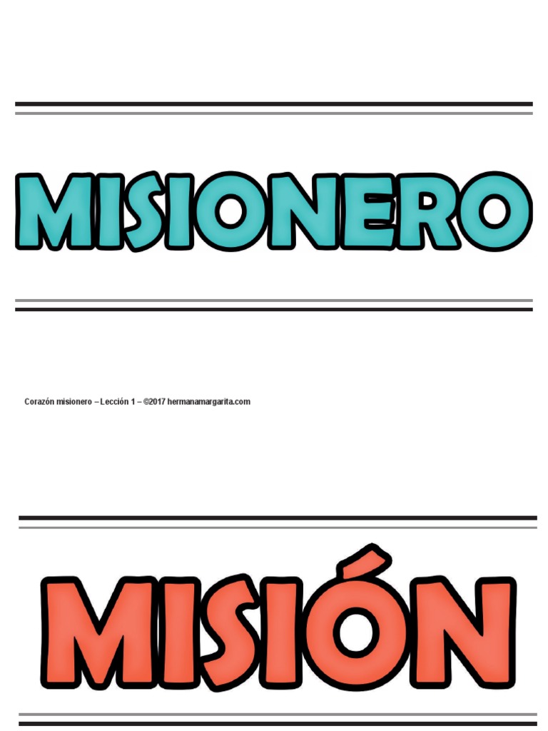 Introducción al corazón misionero: Lección 1 | PDF