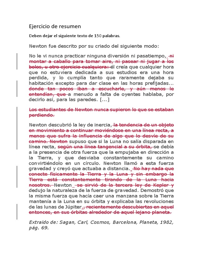 Aprendiendo A Resumir | PDF