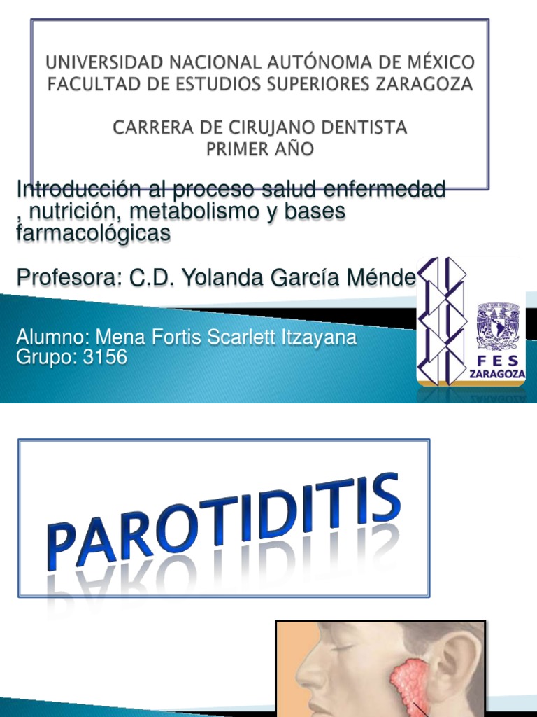 Parotiditis | PDF | Enfermedades y trastornos | Medicina CLINICA