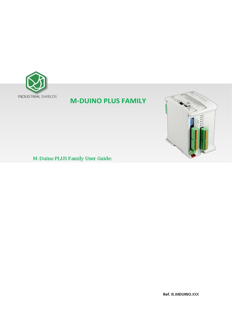 M Duino PLUS Family User Guide | PDF | Programmable Logic Controller | Power Supply