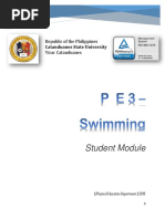 PATH FIT 3 Basic Swimming Handout | PDF | Swimming (Sport) | Swimming