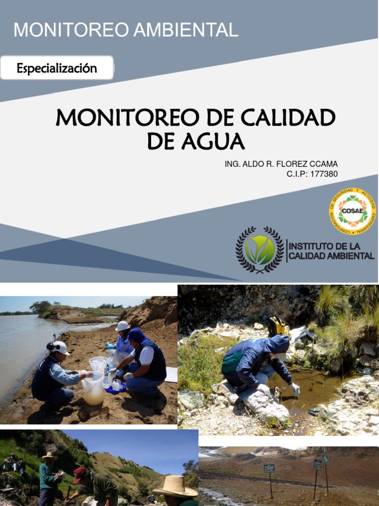 Modulo 1 Monitoreo de Calidad de Agua | PDF | Agua | La contaminación del agua