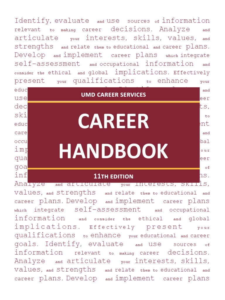CAREER Handbook | PDF | Interview | Graduate School